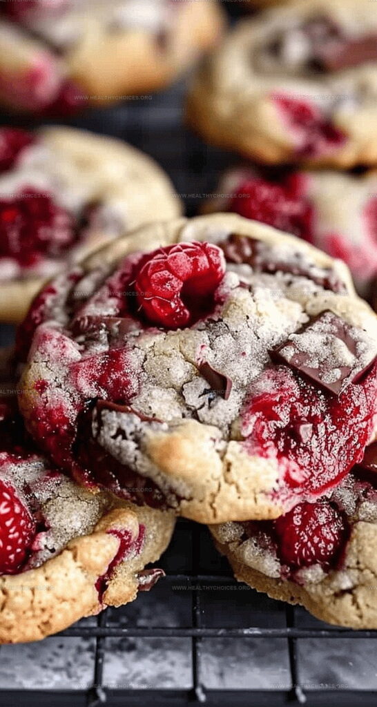 Irresistible Raspberry Chocolate Chunk Cookies Recipe That Wows ...