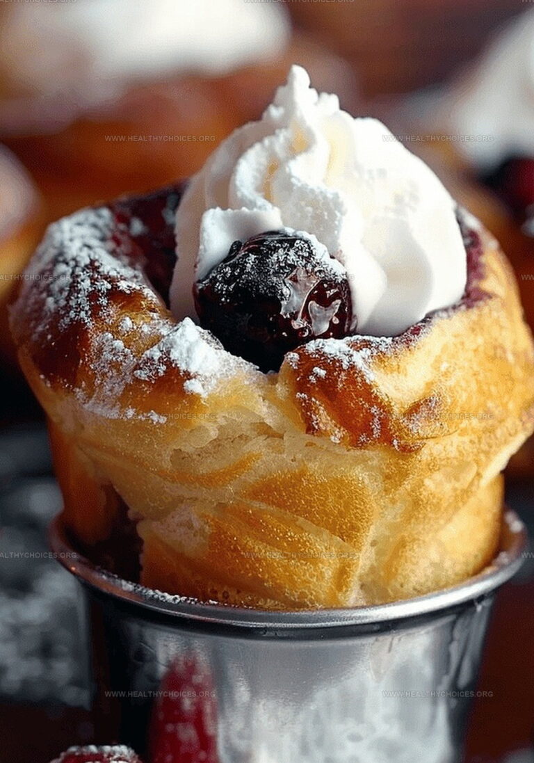 Easy Blueberry and Raspberry Popovers Recipe: Fluffy Fruit Bites ...