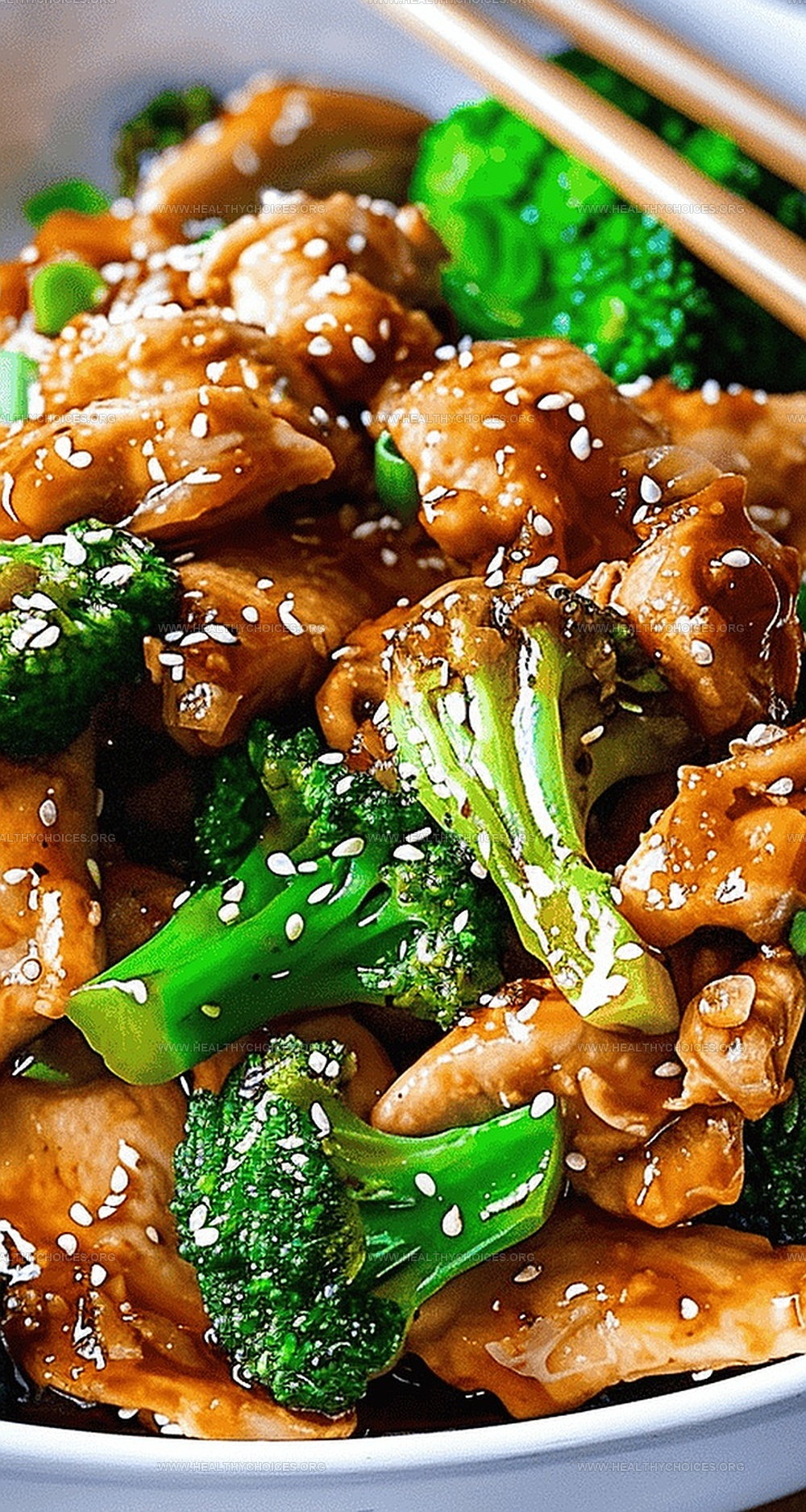 Crispy Golden Sesame Chicken with Broccoli Recipe - Healthy Choices