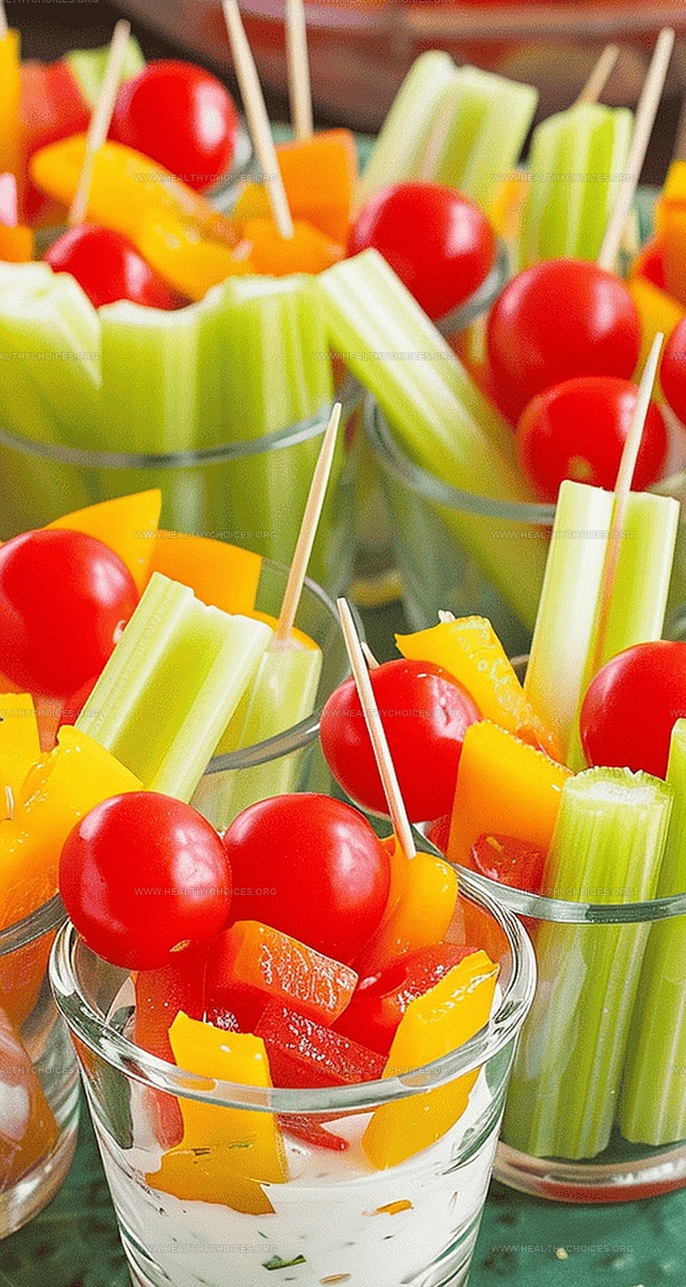 Zesty Garden Veggie Cups Recipe for Snack Lovers - Healthy Choices