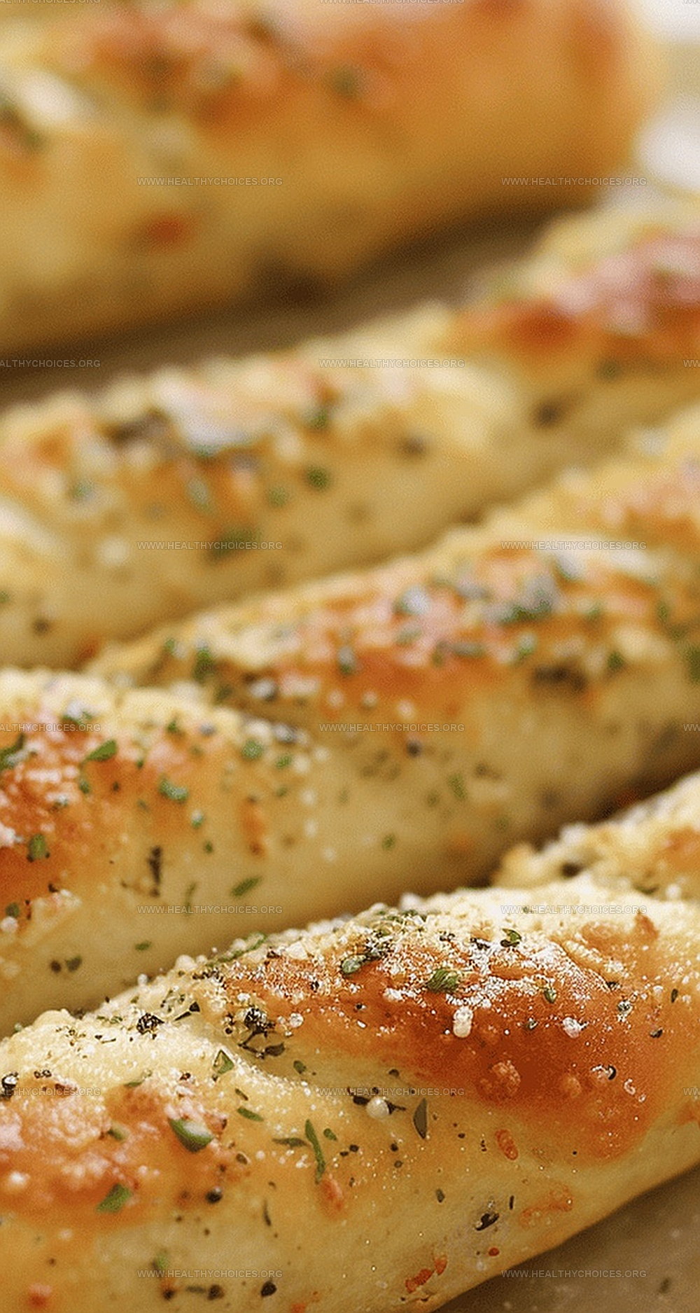 Easy Fluffy Garlic Butter Breadsticks Recipe: Golden & Crispy - Healthy ...