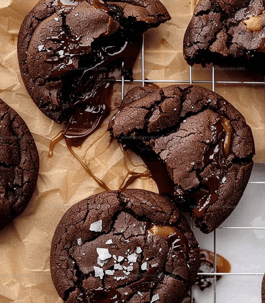 Irresistible Salted Caramel Dark Chocolate Cookies Recipe - Healthy Choices
