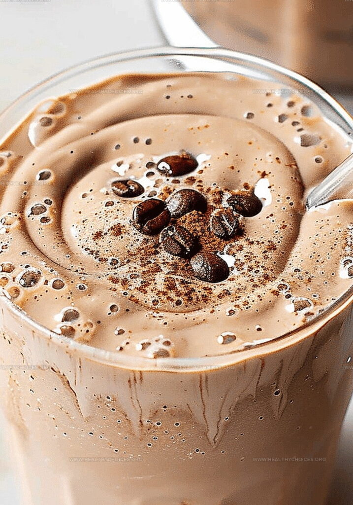 Easy Iced Coffee Breakfast Smoothie (Without Banana) Recipe - Healthy ...